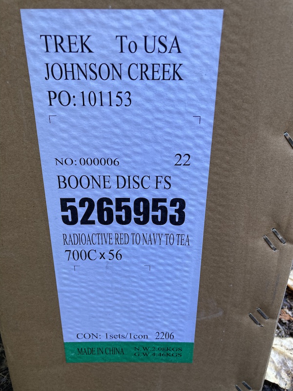 2023 Boone Disc Frameset - Brand New, Unopened For Sale