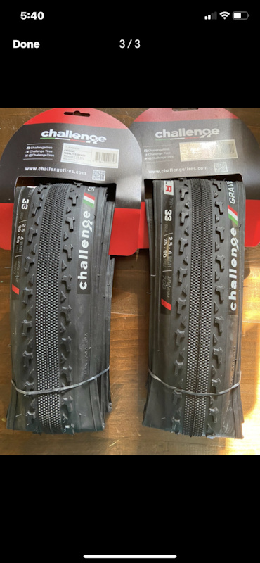 2022 Challenge chicane tubeless tire set For Sale