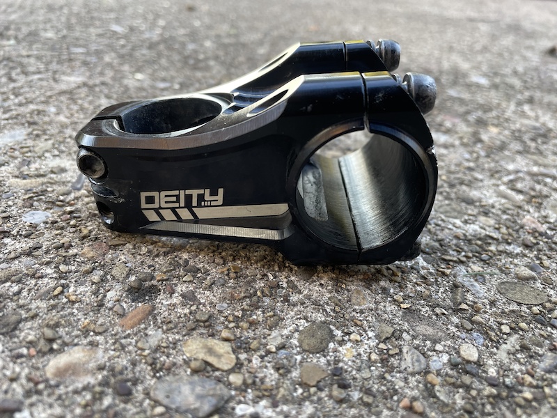 2019 Deity Copperhead Stem 31.8mm Clamp 50mm Length - Black For Sale