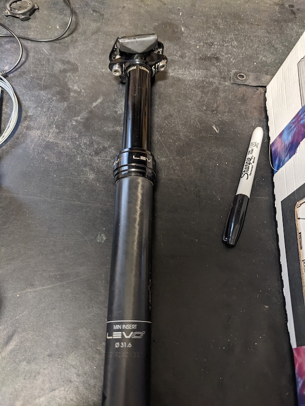 2020 KS Lev CI Carbon Dropper Post 31.6, 100mm travel For Sale