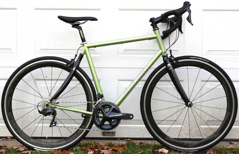 2012 Serotta Concours Titanium & Carbon Wheel Road Bike For Sale