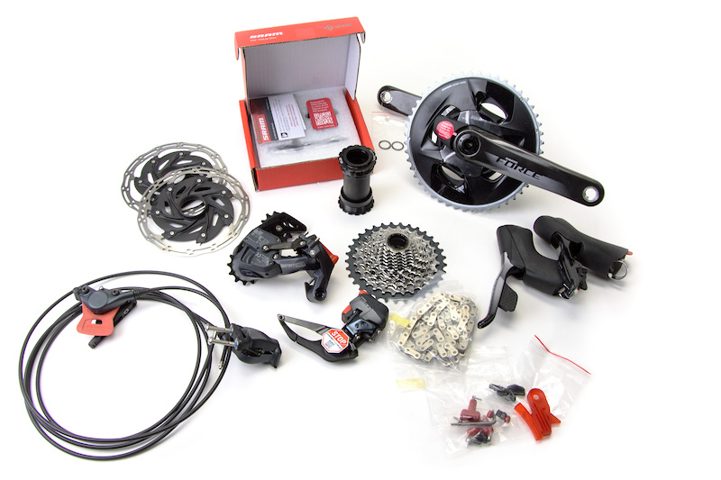2023 NEW Sram Force AXS Disc Groupset w/ Quarq Power Meter For Sale