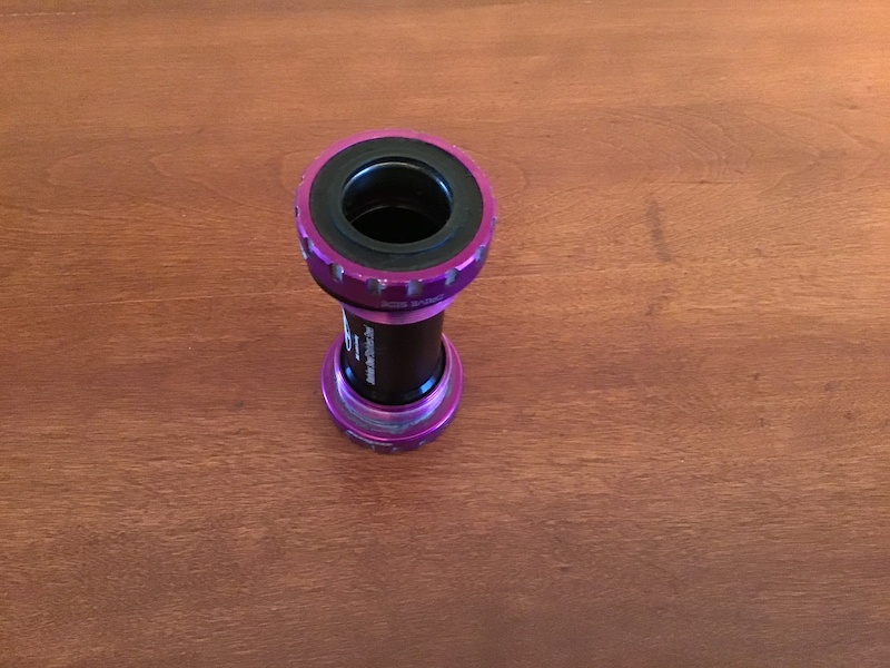 2022 Purple HOPE 73mm Threaded BB for Shimano 24mm Spindle For Sale