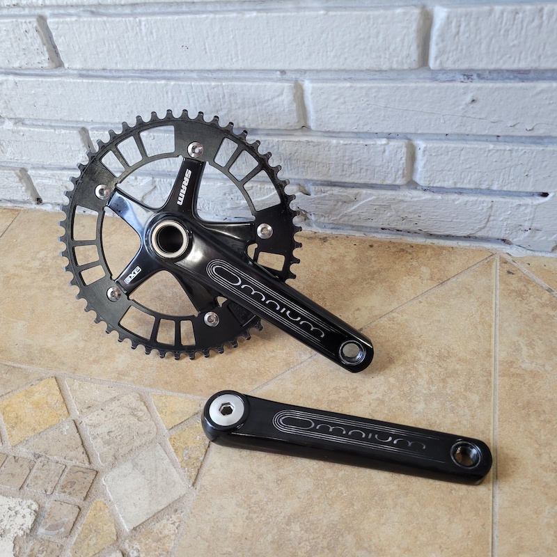 2020 Sram Omnium crankset 165 Aarn chainring 49t For Sale