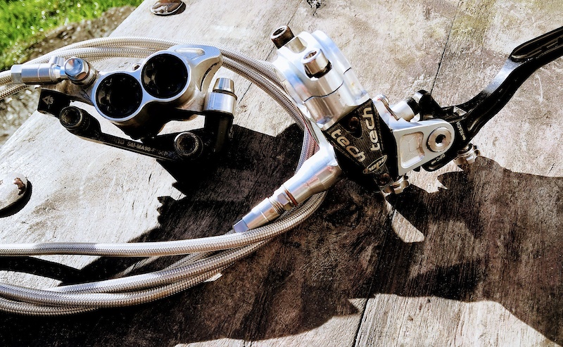 2014 Hope tech m4 front and rear with braided hoses For Sale