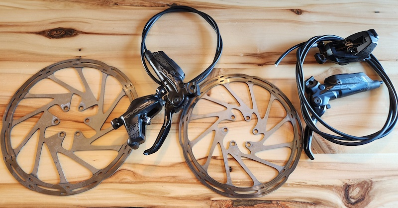 2021 Sram Code R 4-Piston Set with Rotors For Sale