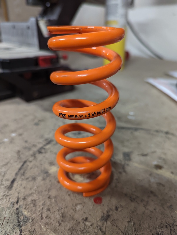 2021 Fox 500lb 2.65/67mm SLS Spring, Trade for 550? For Sale