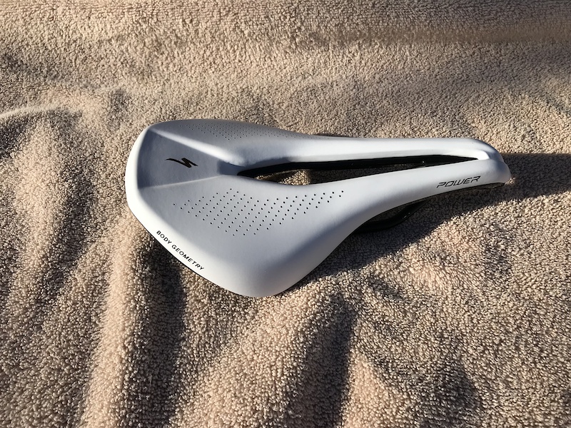 Specialized Power White Titanium Rails 143mm Saddle For Sale