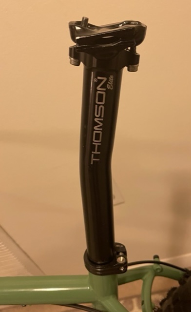 2021 Thomson ELITE 30.9 offset seatpost black For Sale
