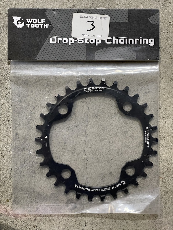 Wolf Tooth 30T Chainring, 94mm BCD, 4 Bolt For Sale