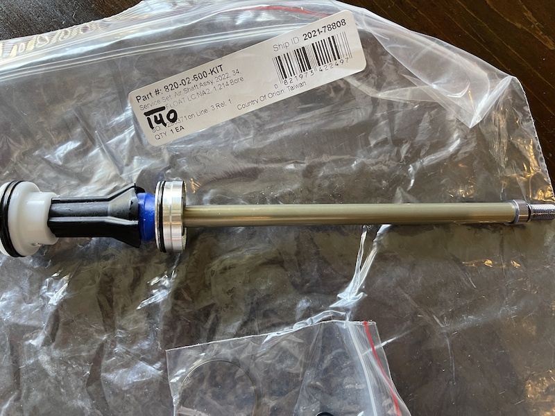 2022 FOX 34 140mm air shaft spring latest model For Sale