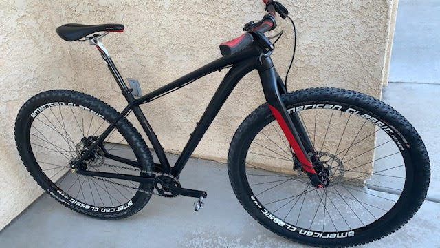 2014 Specialized Crave SL 29 Rigid Carbon Fork Single Speed For Sale