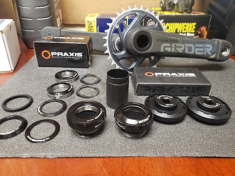 Praxis Girder Carbon V2 Crankset/BB/Tools 170MM For Sale