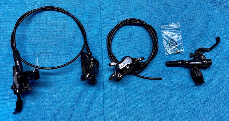 2022 Shimano XT BR-M8120 BL-M8100 4 Piston Brake Set For Sale