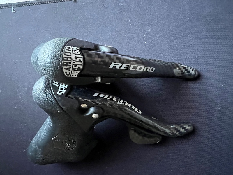 Campagnolo Record 10 speed shifters CarbonFiber For Sale
