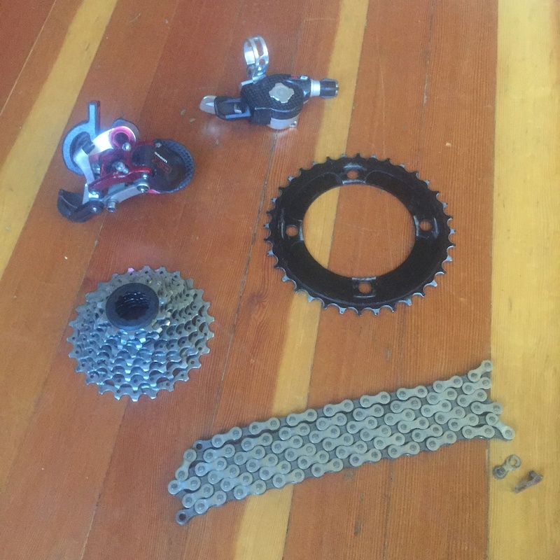 SRAM X0 1x9 DH drivetrain (553) For Sale