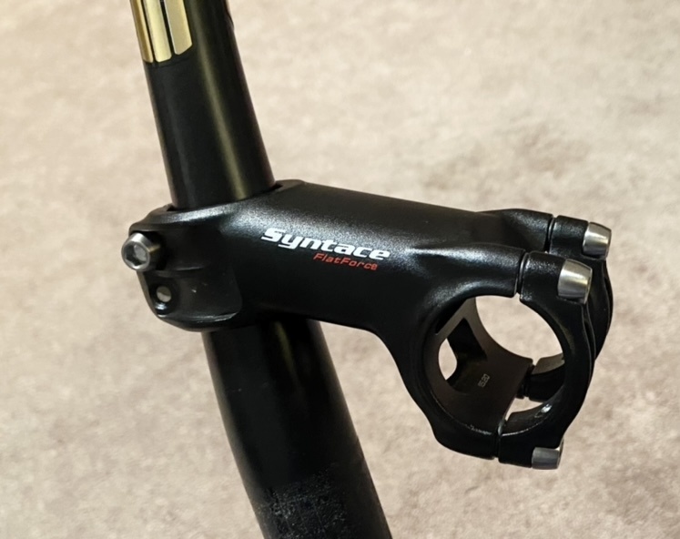 2022 Syntace Flatforce ultra low profile stem 66mm For Sale