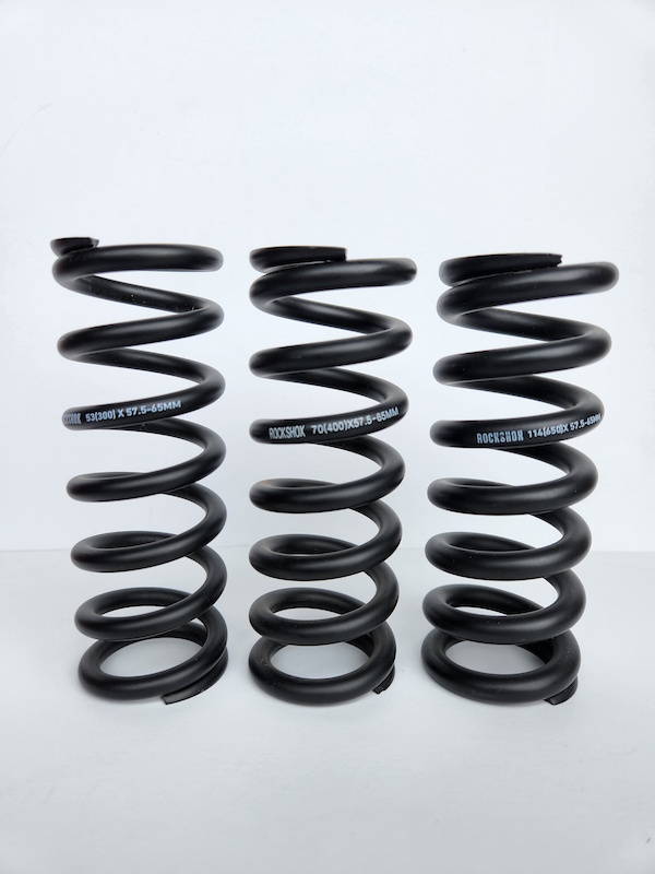 Rockshox Coils 300 350 400 500 650 (Red and Black) For Sale