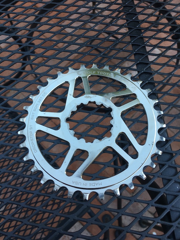 2021 Wolf Tooth 32t Direct Mount (SRAM) Chainring - Silver For Sale