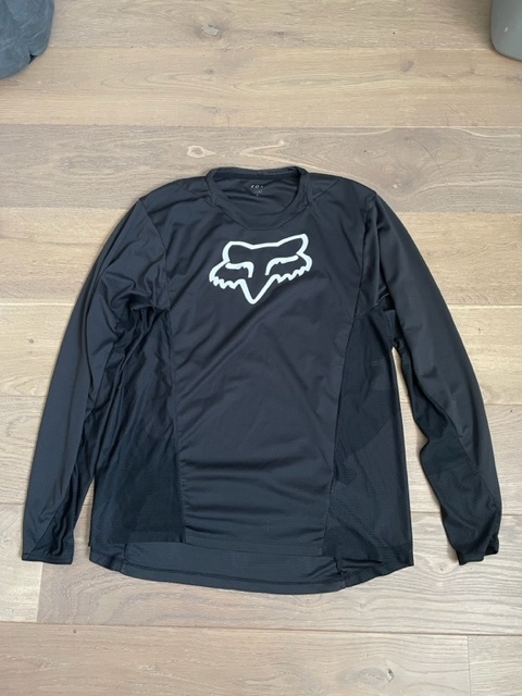 Fox Long Sleeve MTB Jersey Black in size L For Sale