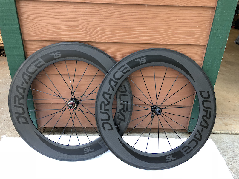 Carbon wheelset, rim brake, 75mm For Sale