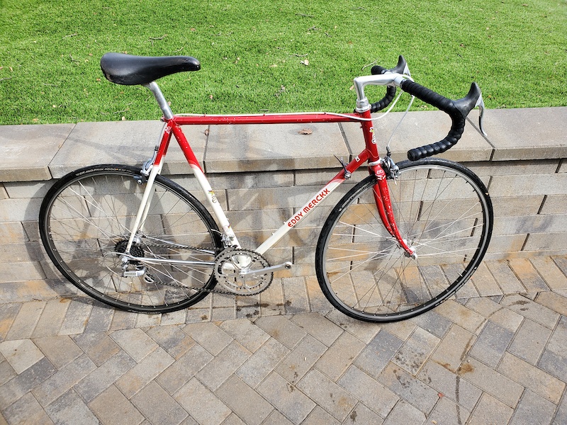 Eddy Mercx Steel Dura ace 59cm For Sale