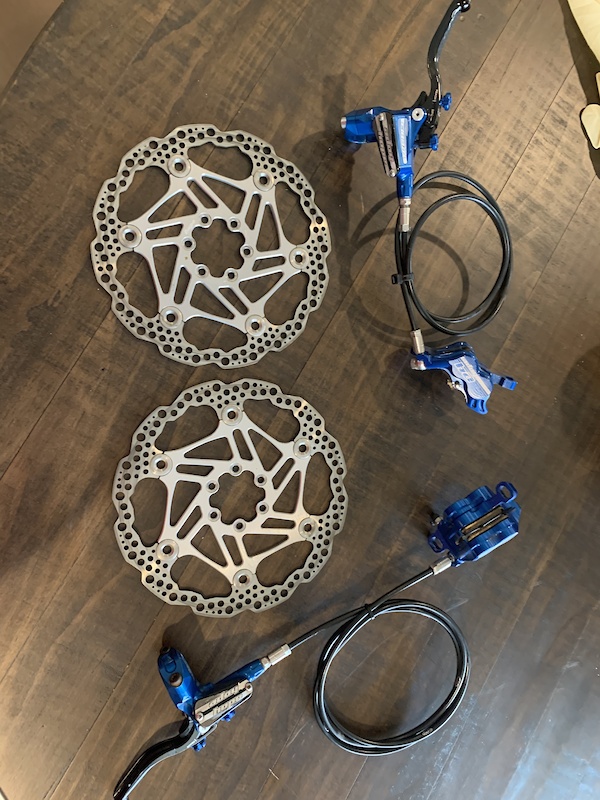 2019 Hope Tech 3 e4 brakes and rotors. For Sale