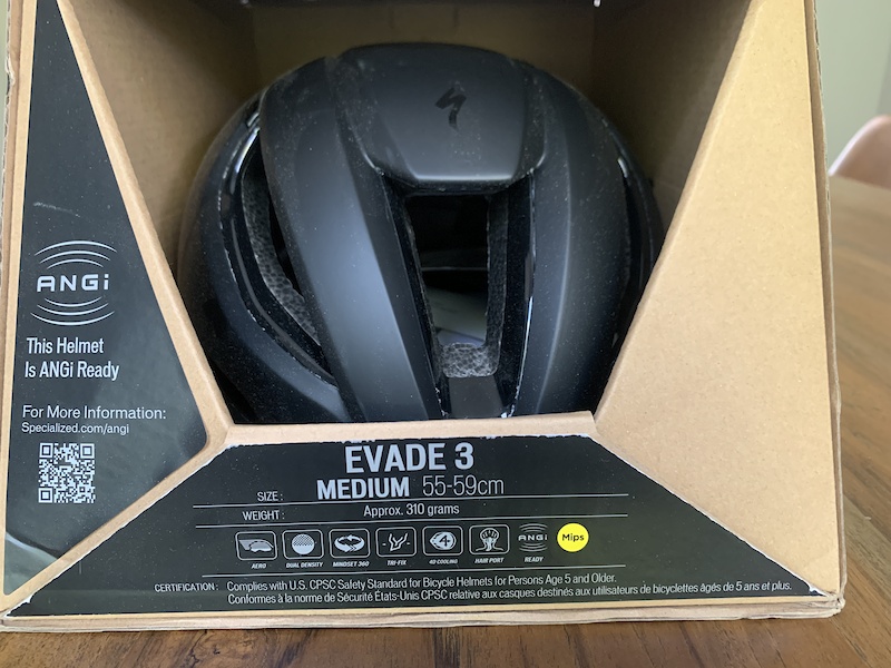 2022 NEW Specialized S-Works Evade 3 Black Size Medium For Sale