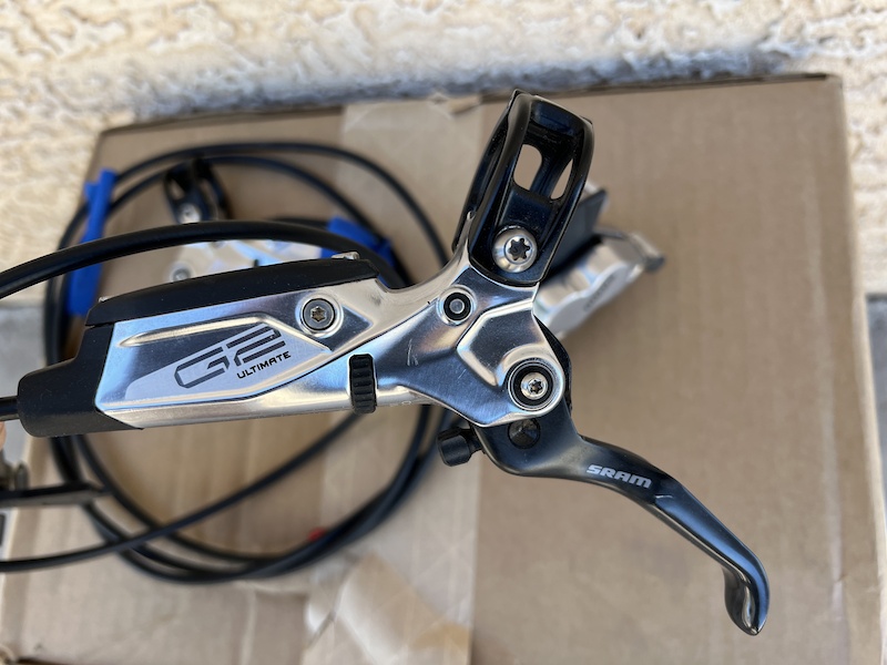 2022 Sram Guide G2 Ultimate Chrome Brake Set Front Rear For Sale