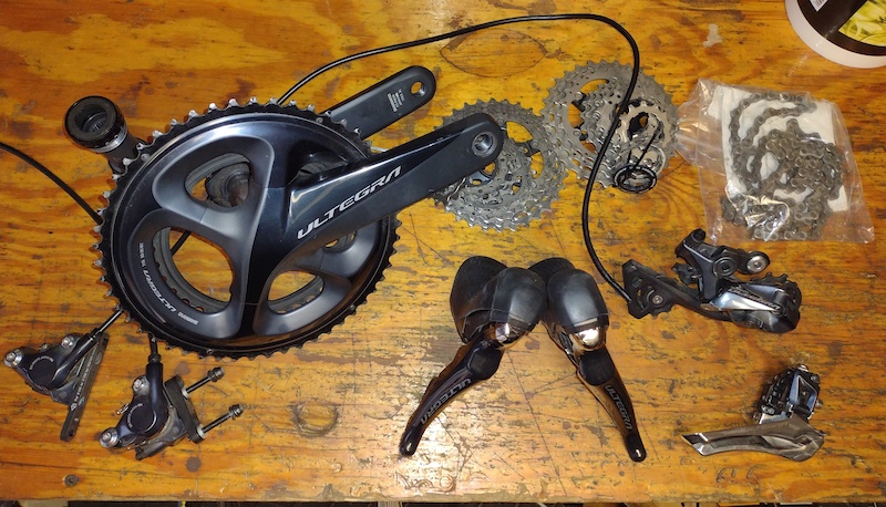 Shimano Ultegra R8020 11-spd Hydro Road Disc Groupset For Sale