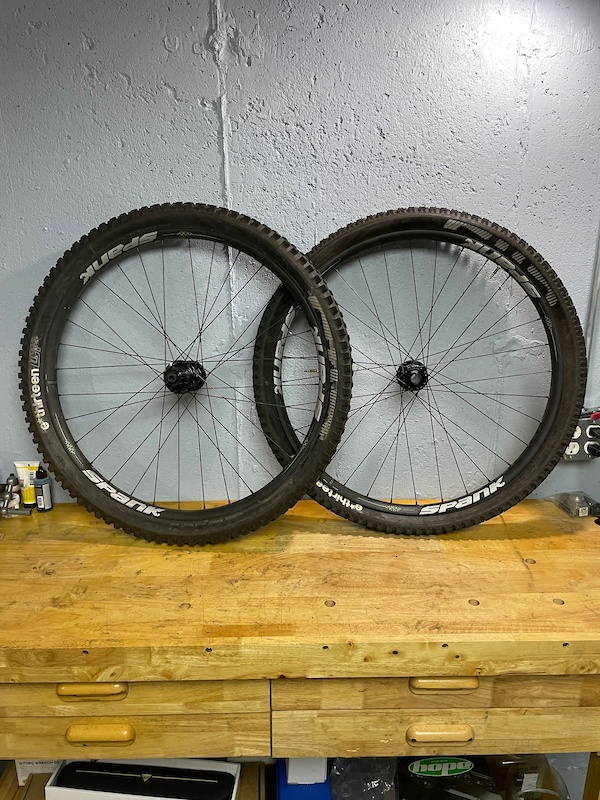 2018 Industry Nine Torch w/ Spank Vibrocore Wheelset For Sale
