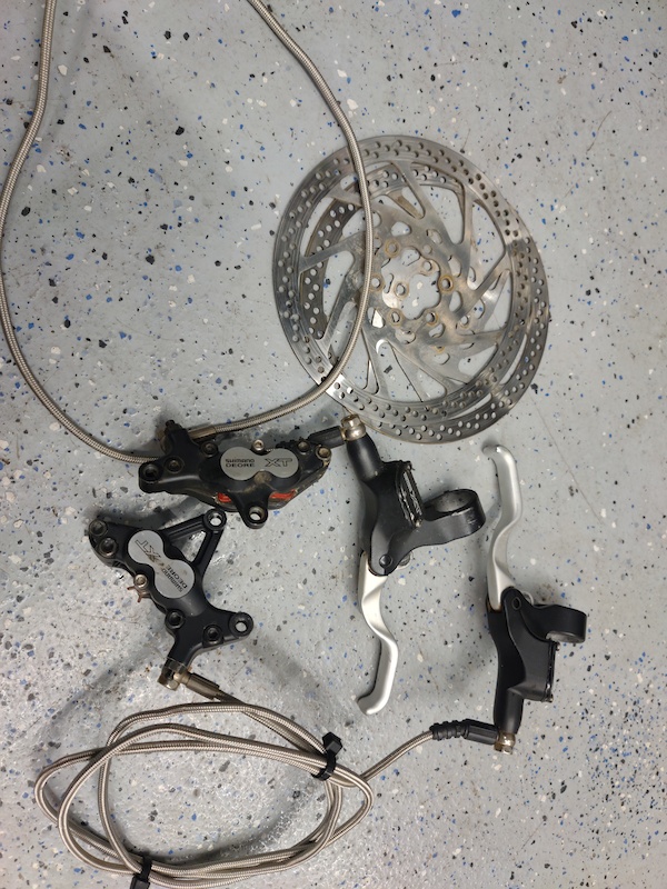 Shimano Deore XT 4 piston brakes Vintage For Sale