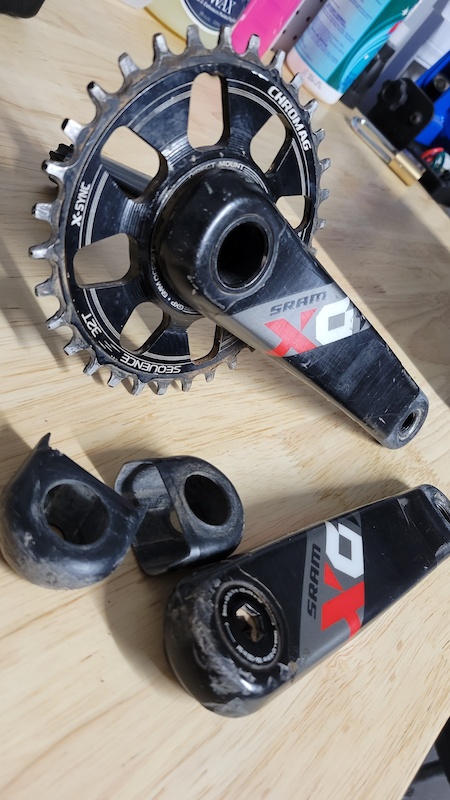 2020 Sram X01 170mm GXP Crankset, 73mm bb spindle For Sale