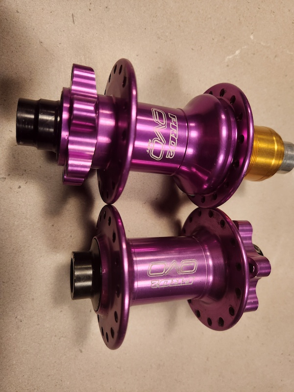 Hope Pro 2 non-boost 32h 6-Bolt IS Disc Hubs Purple For Sale