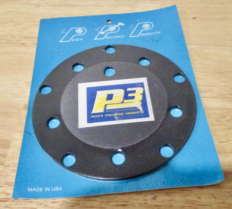 PPP pete's precision product bmx disk Black anodized For Sale