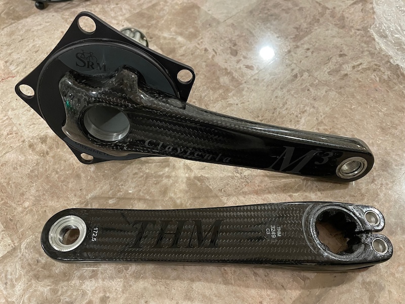 THM Clavicula M3 Crankset with Power Meter 172.5mm For Sale
