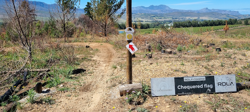 Rola Coaster - Chequered Flag Mountain Biking Trail - Somerset West