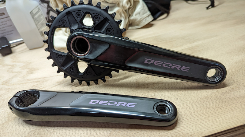 2022 Shimano Deore M6100 crankset barely-used For Sale