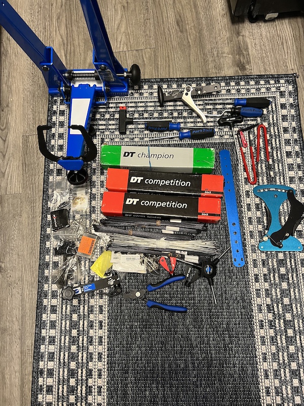 2022 Various New Wheel Building Tools, Spokes, and Nipples For Sale