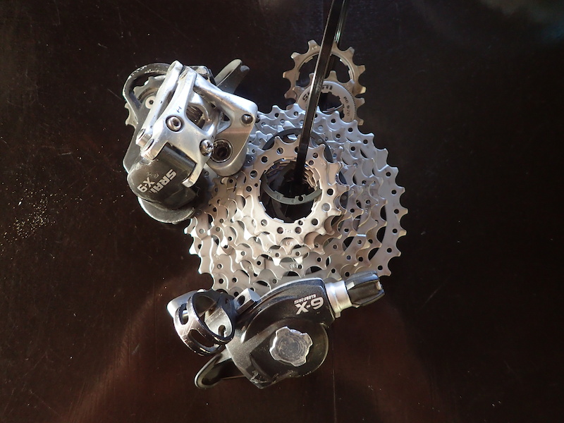 9speed SRAM X9 DH'ish group For Sale