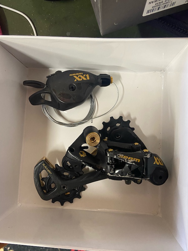 2021 XX1 Gold cable shifter and Derailleur For Sale