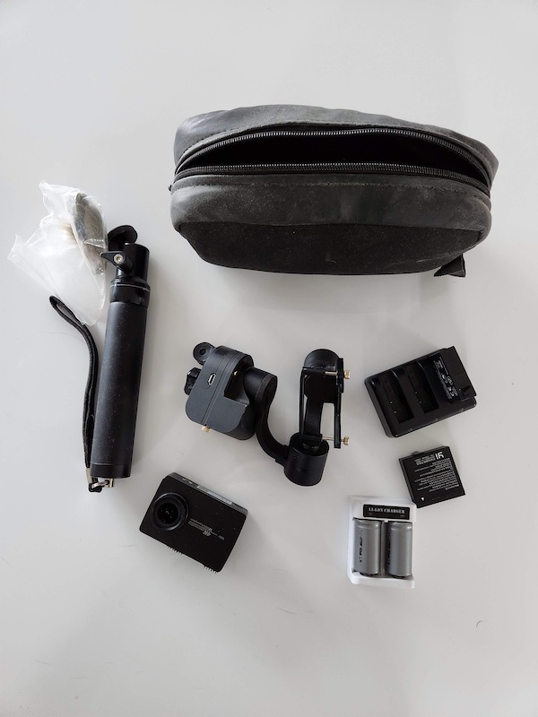 Evo SS Gimbal + Yi 4K action cam setup For Sale