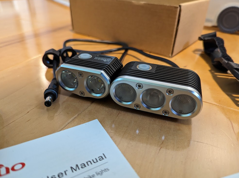 2 x Ituo WIZ-XP2/XP3 LED Mountain Bike Lights For Sale