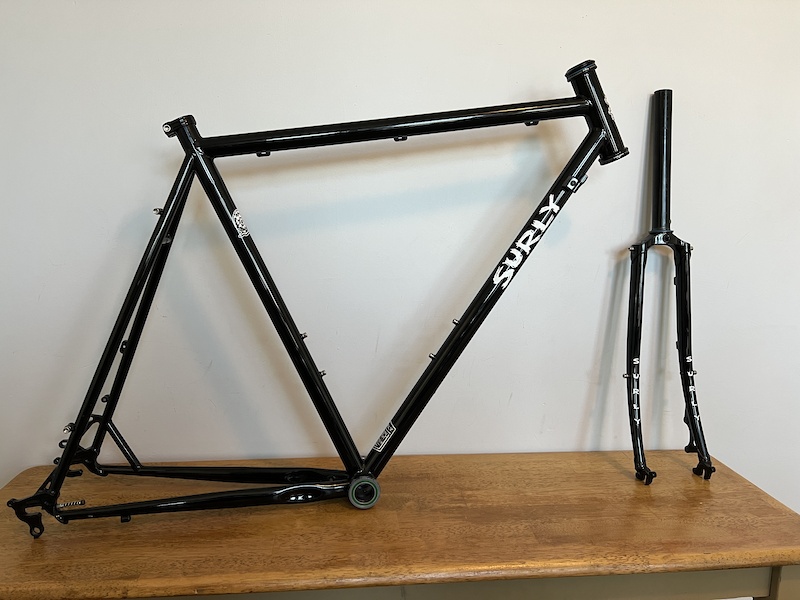 2021 Surly Straggler 56cm Frameset - Black For Sale