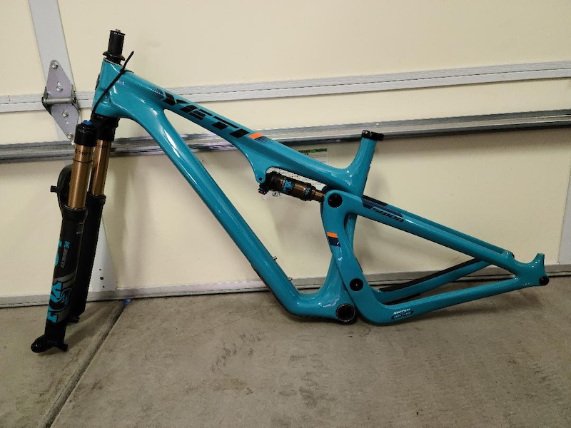 2021 Yeti SB100 Turq Frame Fox Step Cast Fork For Sale