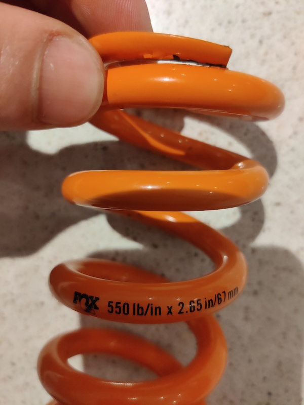 Fox SLS Spring 550lb x 2.65in / 67mm For Sale