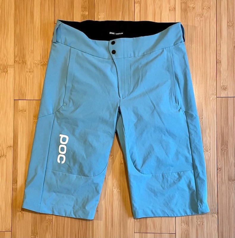 POC Women's Essential MTB Shorts, Medium, Light Blue For Sale