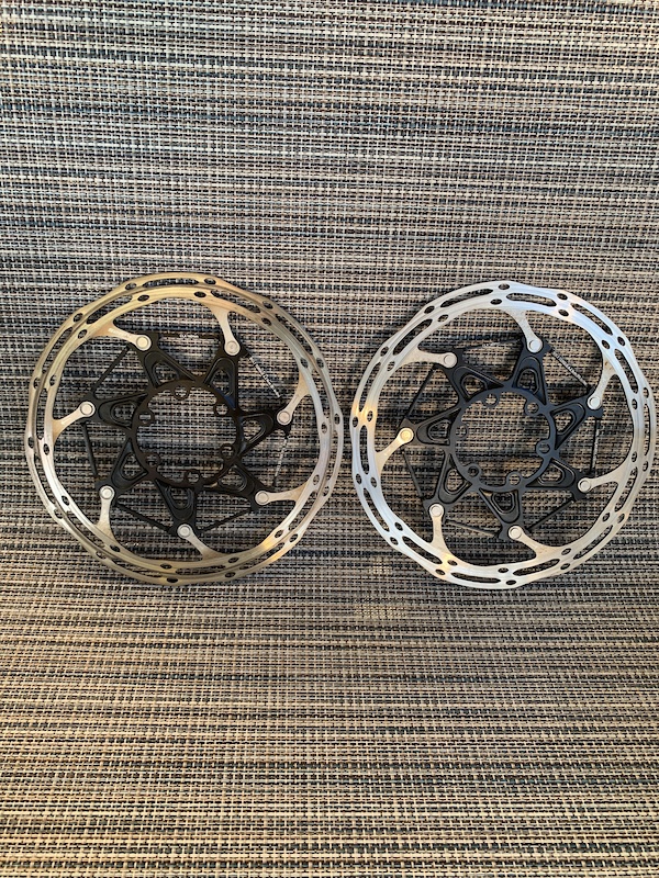 Pair 120mm avid floating centerline rotors For Sale