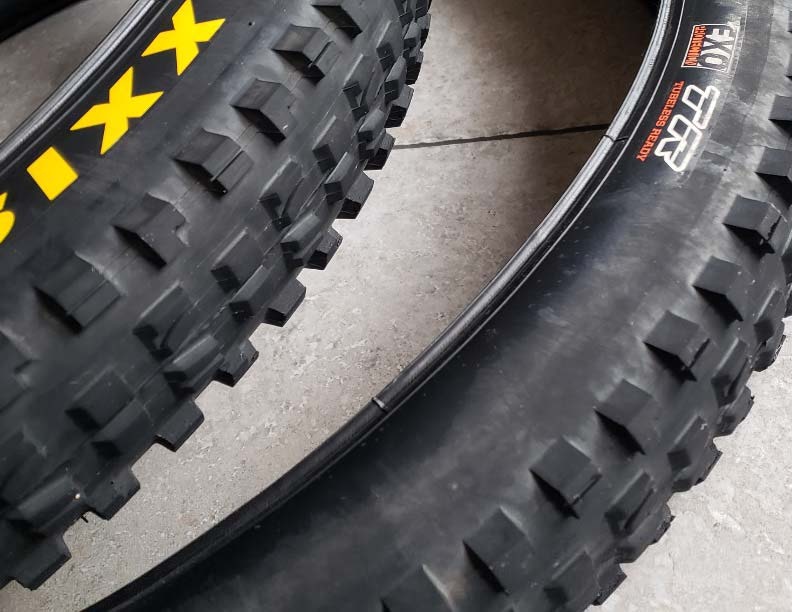 2022 (2) Used Maxxis Minion DHF 27.5 x 2.6 Dual 100 Mi. For Sale