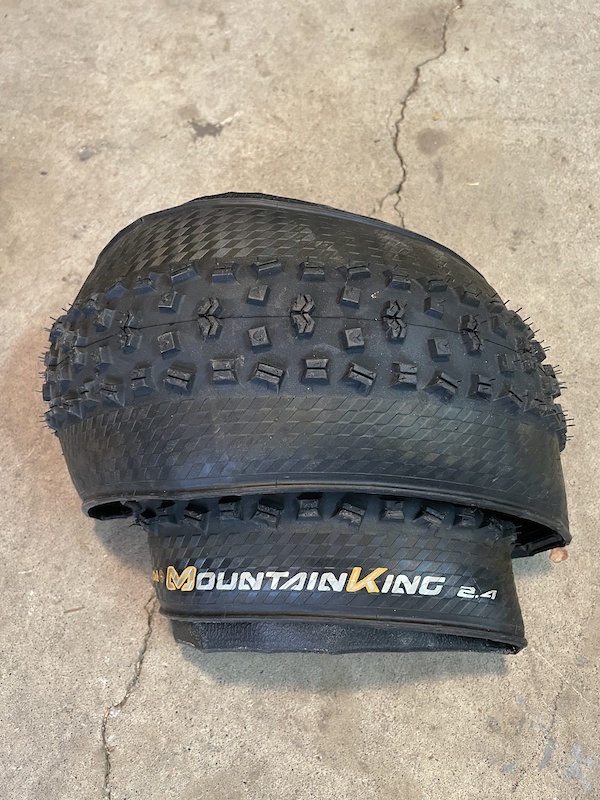 Continental Mountain King tires (pair) 26 X 2.4 For Sale